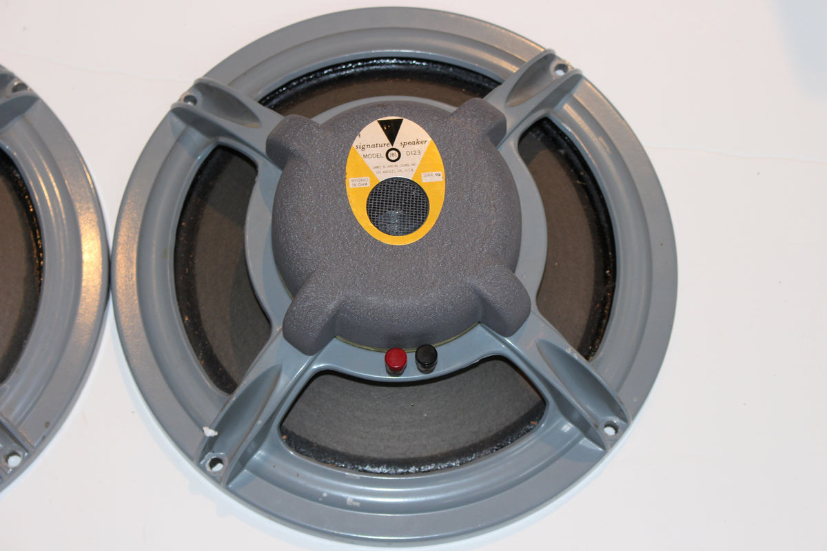 JBL D123 Speaker Pair - Black Book Guitars